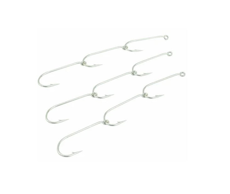 TOA Bulk Gang Fishing Hooks - 100 Pack Wholesale Fishing Hooks Tackle ...